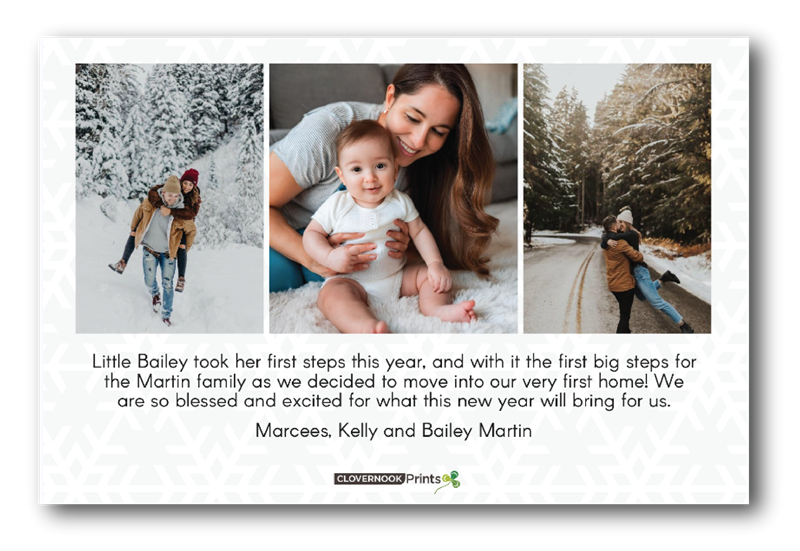 Postcard - Snow Walk - 6" x 4"